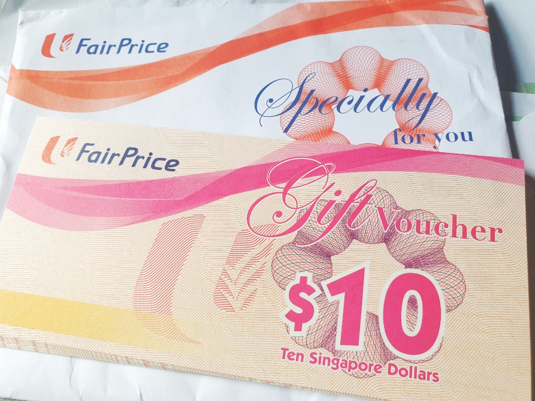Ntuc Fairprice voucher, Entertainment, Gift Cards & Vouchers on Carousell