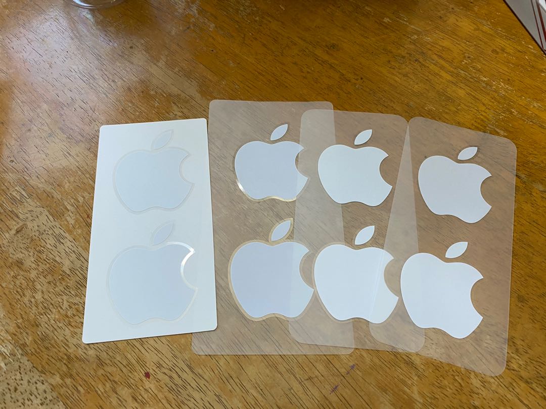 Original Apple Logo Stickers, Mobile Phones & Gadgets, Mobile & Gadget ...