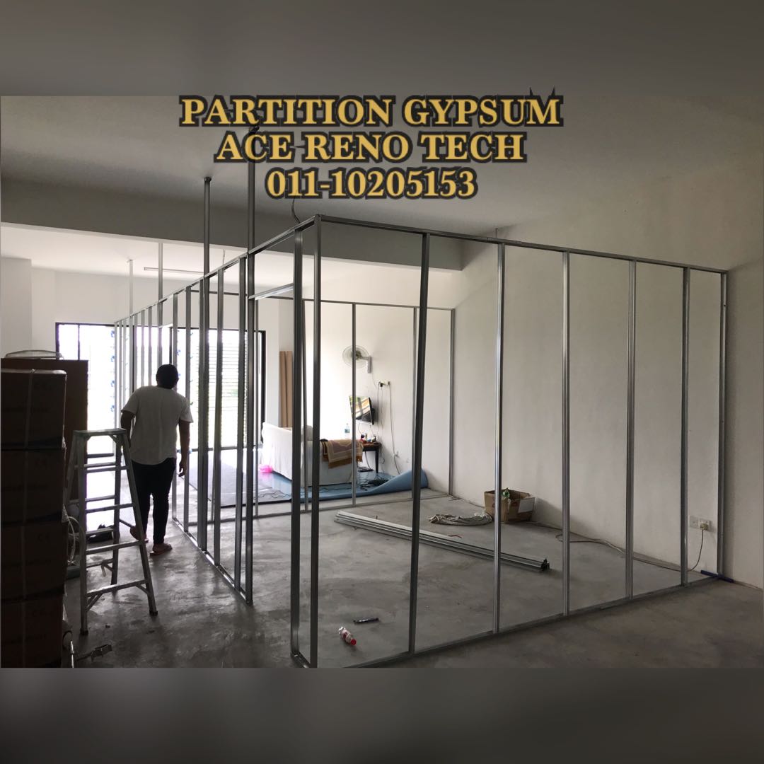 Partition Gypsum dan Ceiling Untuk Rumah Kedai dan Office, Services ...