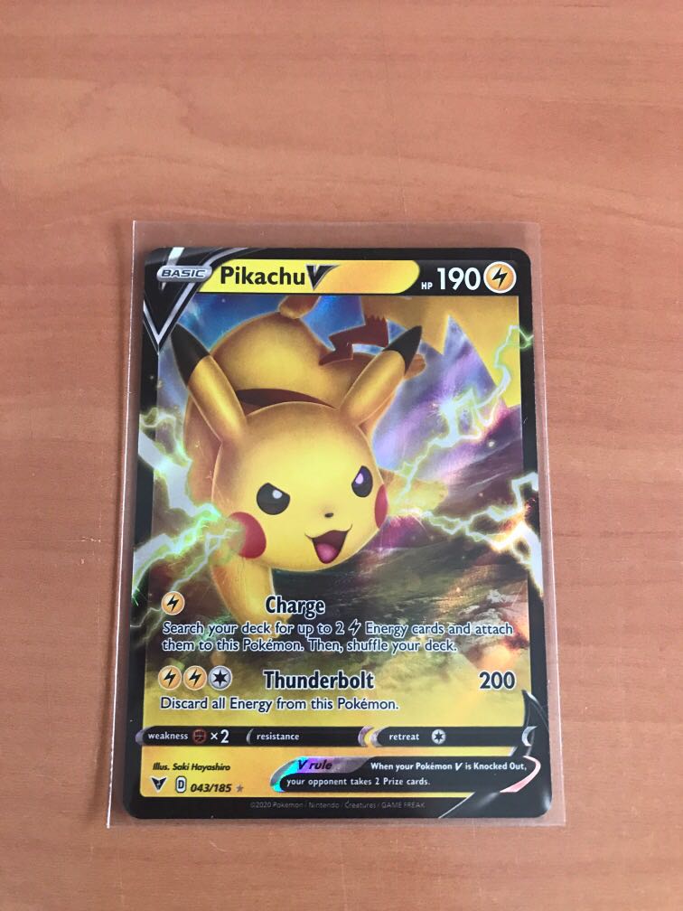 Pokemon Vivid voltage pikachu V, Hobbies & Toys, Toys & Games on Carousell