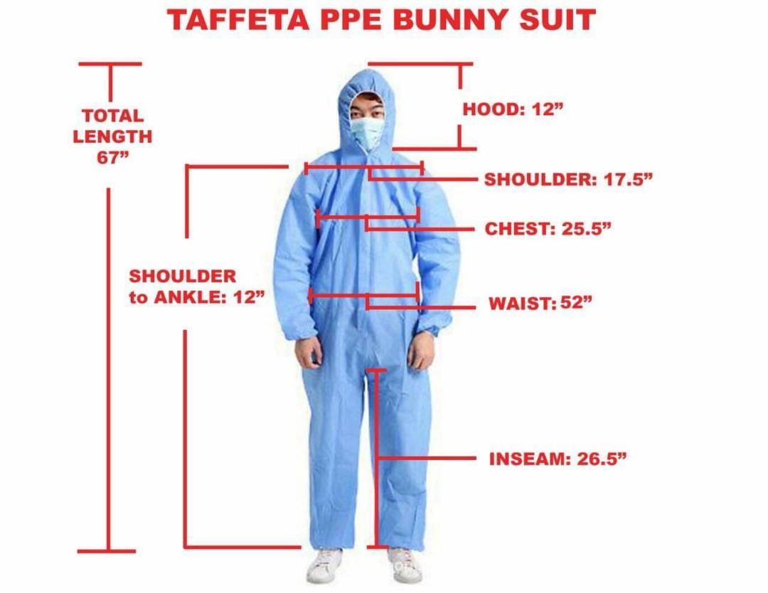 PPE (UNISEX) taffeta fabric washable, Women's Fashion, Dresses & Sets ...