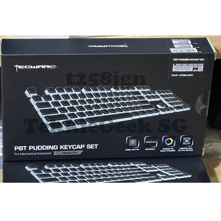 [READ DESCRIPTIONS] TECWARE DOUBLE SHOT PBT PUDDING KEYCAPS SET FOR ...