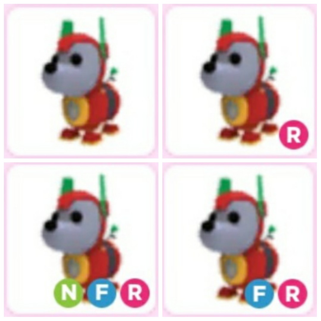 Robo Dog Normal FR NFR Adopt me pet Roblox, Toys & Games, Video Gaming ...