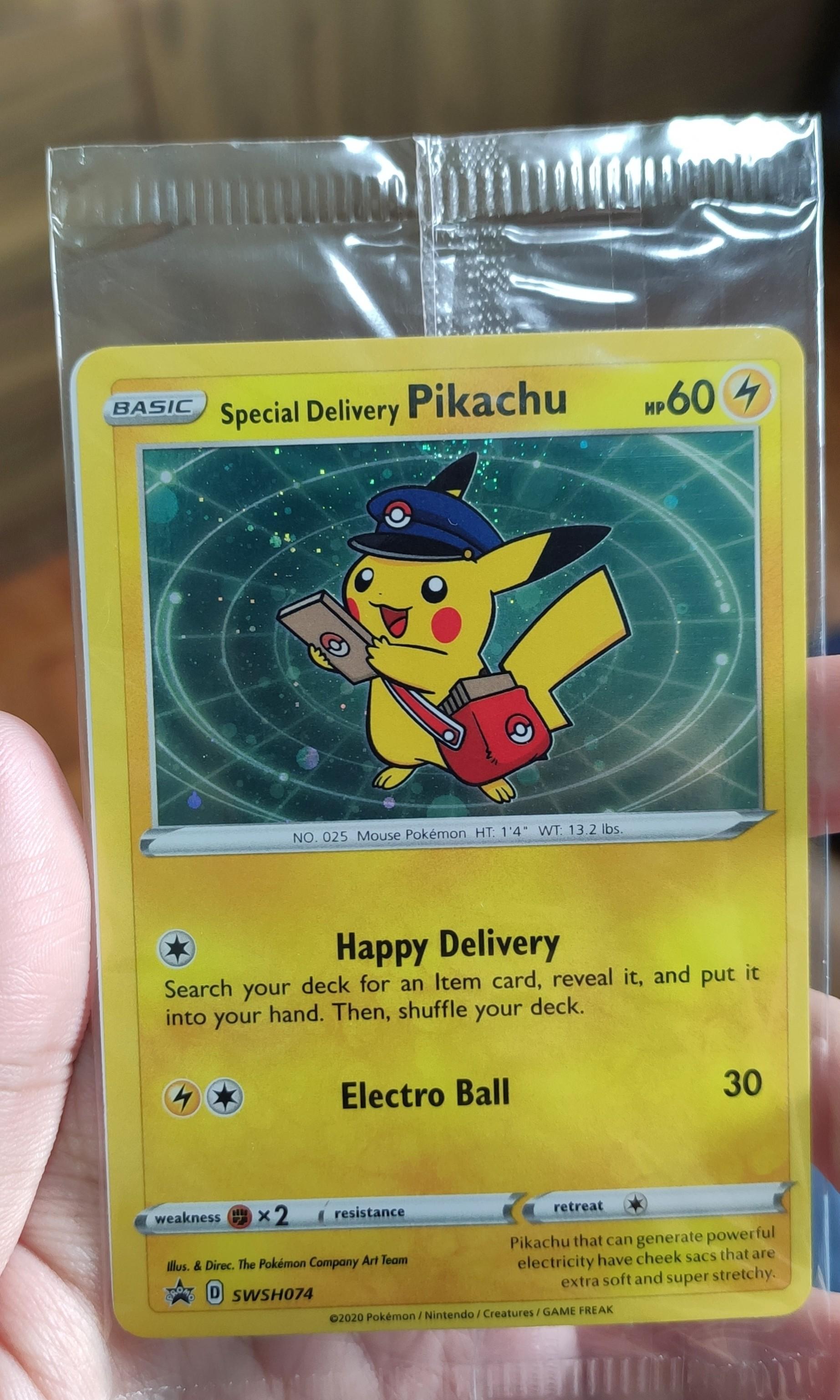 Sealed Pokemon Card Special Delivery Pikachu, Hobbies & Toys, Toys ...