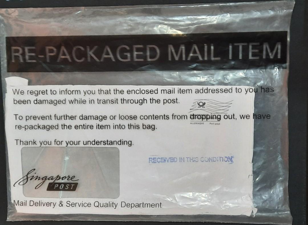 Singapore Repackaged Damaged Mail, Hobbies & Toys, Memorabilia ...