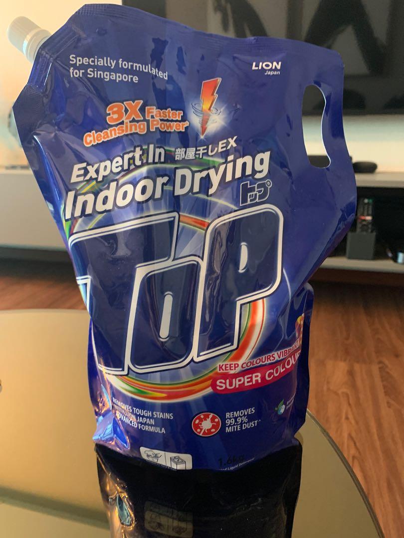 Top Super Colour Concentrated Liquid Detergent Refill (Top Load ...