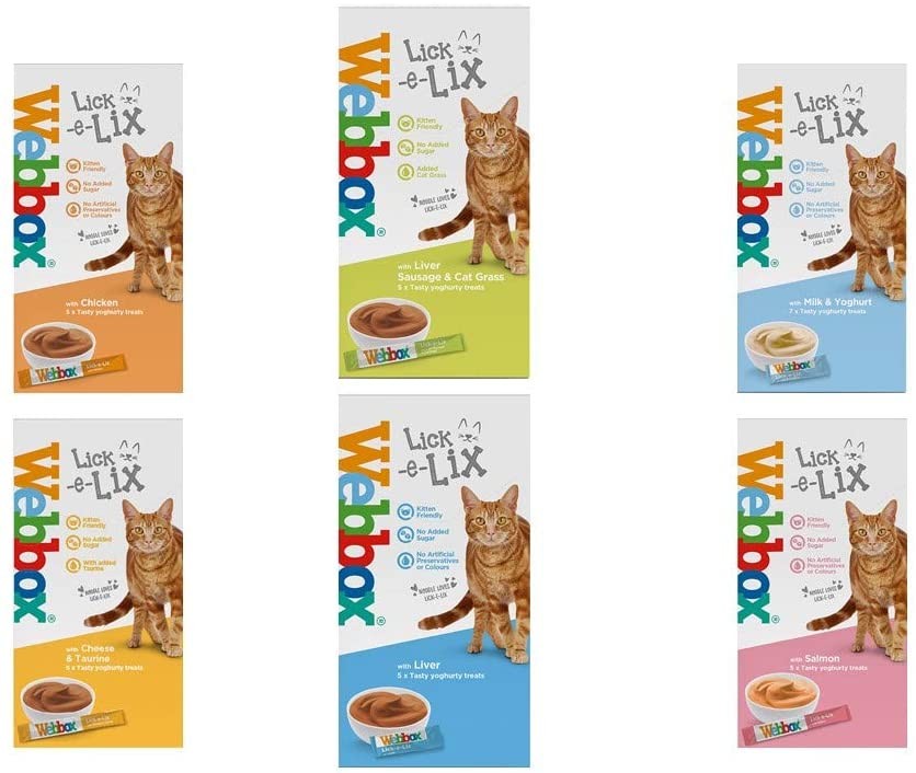 Webbox Lick-e-Lix Liquid Cat Treats, Pet Supplies, Pet Food on Carousell