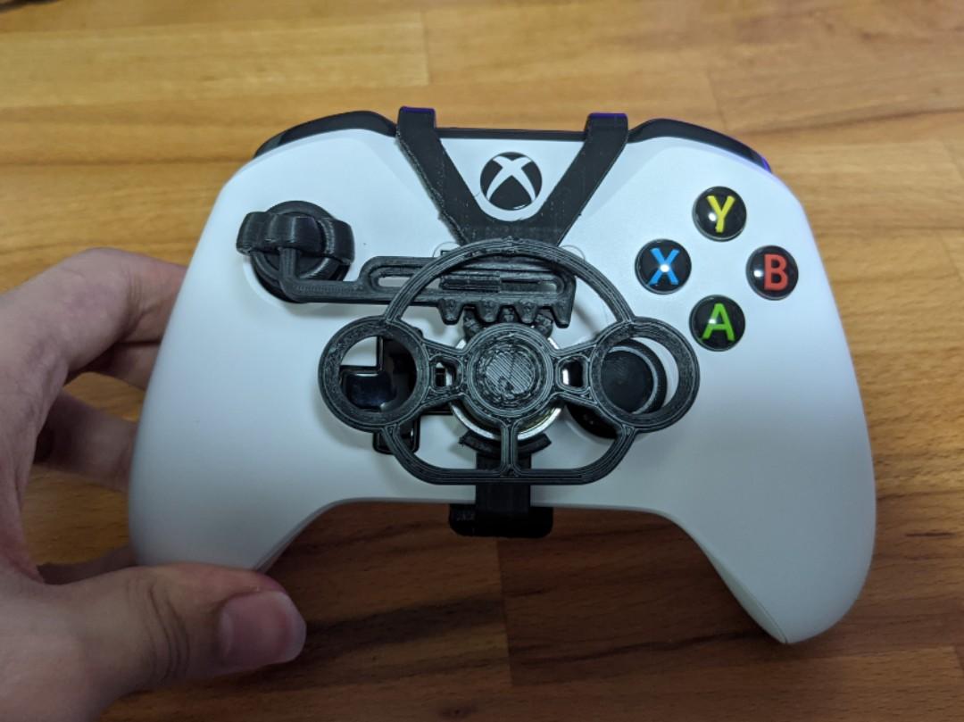 Xbox One Controller 3D Printed Racing Wheel, Video Gaming, Gaming ...