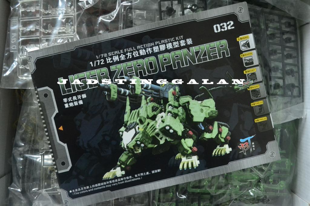 ZOIDS TRANSPARENT LIGER ZERO PANZER 019 1/72 Black Knight 90's toys ...