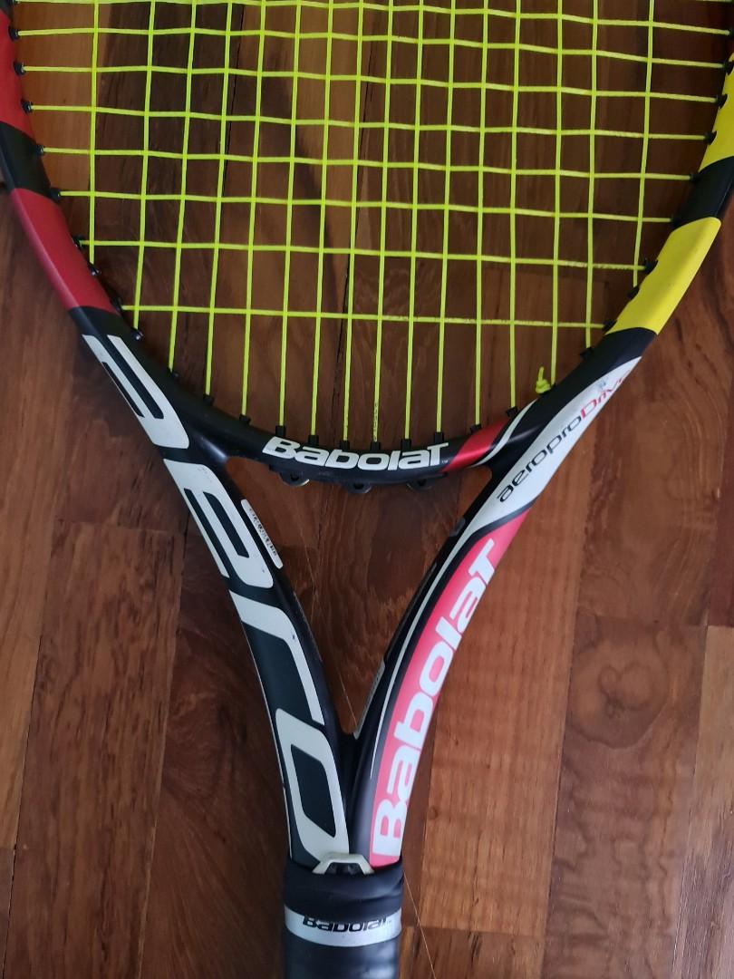 2 Babolat Aeropro Drive Roland Garros Edition, Sports Equipment, Sports ...
