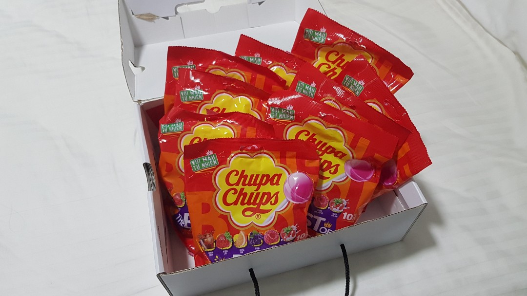 9 x Chupa Chups Pack (90 pcs), Food & Drinks, Gift Baskets & Hampers on ...