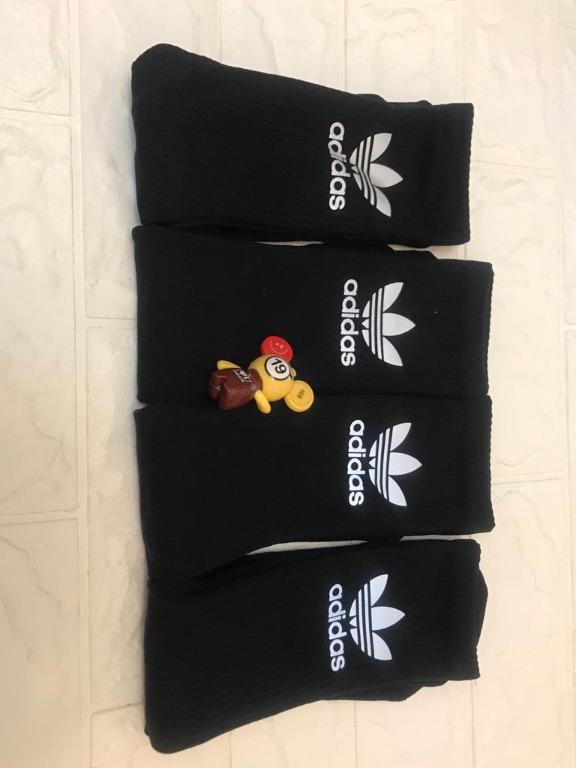 割價清貨-清貨#2 -- 最後2對 Adidas - Reflex 反光logo crew socks (size: 36 - 44), 男裝 ...