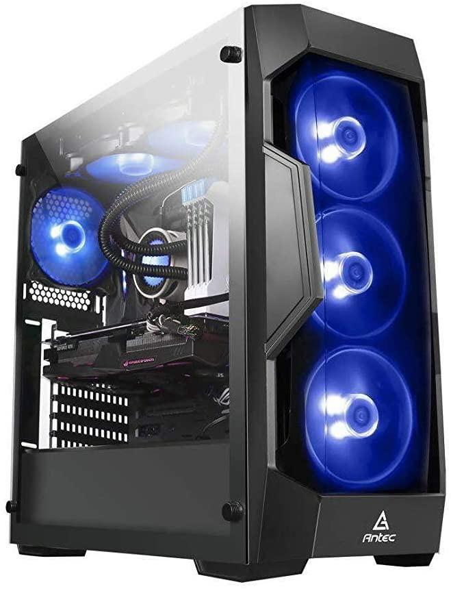 Antec 120mm Case Fan, PC Fans Blue LED, PC Case Computer Case Fan, 4 ...