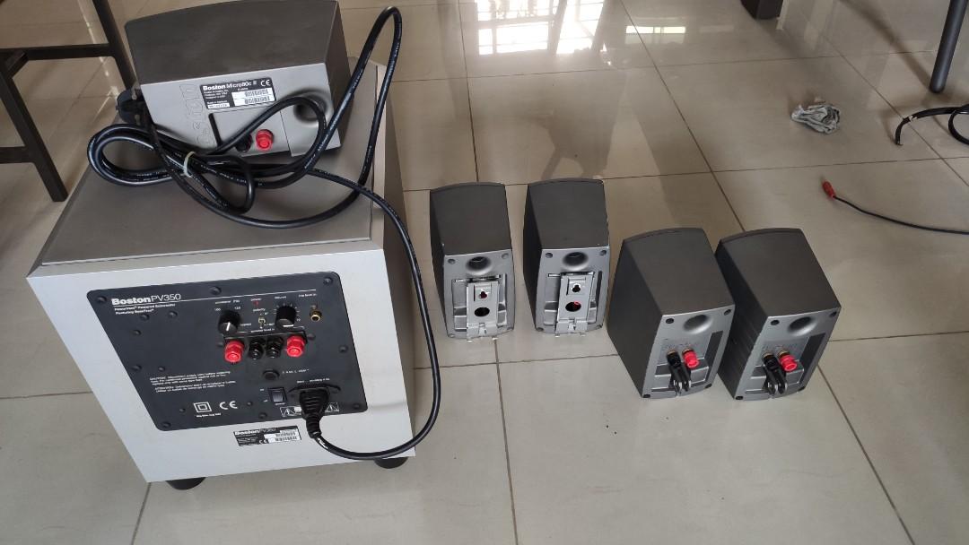 Boston PV350 5.1 speaker set, Audio, Soundbars, Speakers & Amplifiers ...