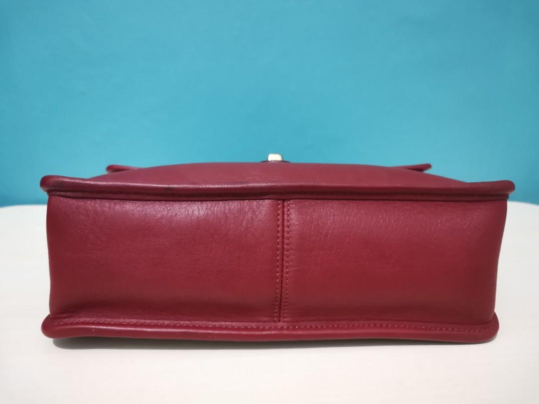 Coach Vintage Willis in Red (2), Luxury, Bags & Wallets on Carousell