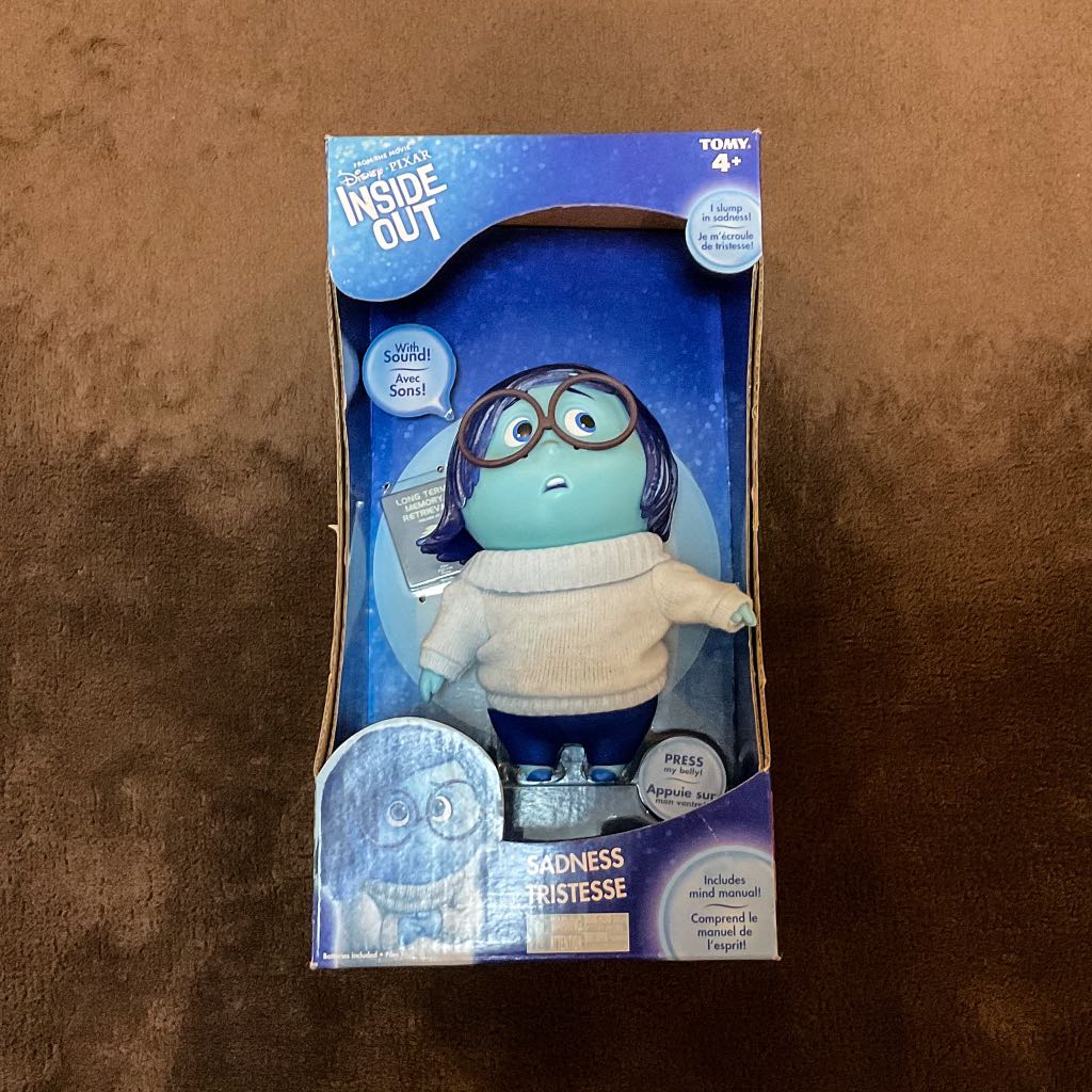 Disney Pixar Sadness Tristesse Sound Doll, Hobbies & Toys, Toys & Games ...