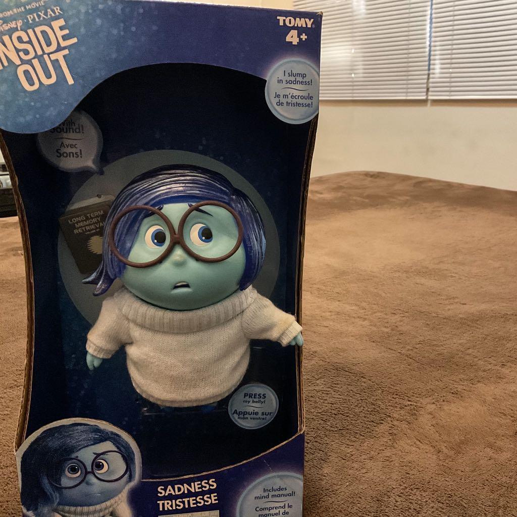 Disney Pixar Sadness Tristesse Sound Doll, Hobbies & Toys, Toys & Games ...