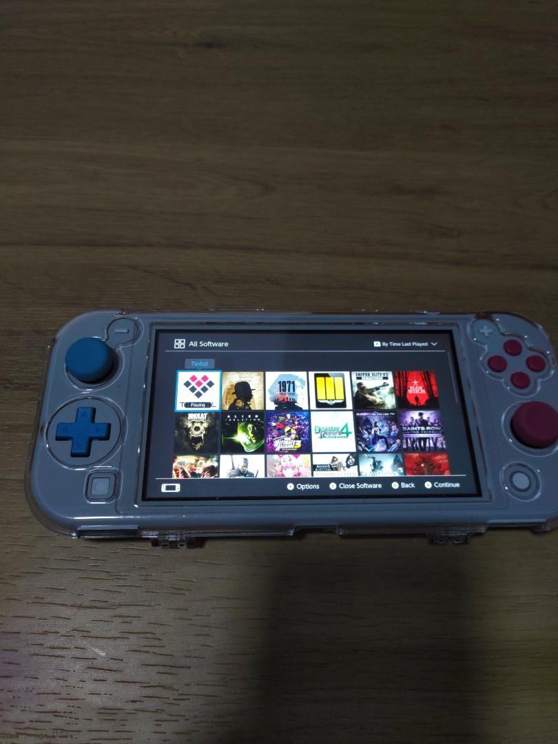 Hard modded Nintendo switch lite pokemon version, Video Gaming, Video ...