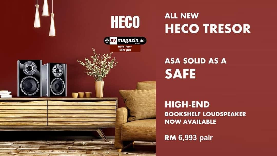 High End Heco Tresor Audiophile Bookshelf Speaker for Music, Audio ...