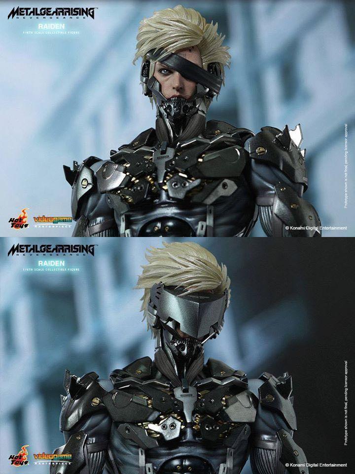 Hot Toys Metal Gear Raiden SPECIAL EDITION Black & Inferno Armour ...