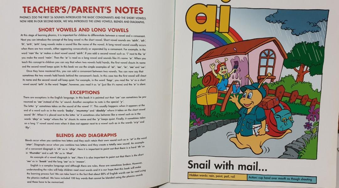 Learn Phonics PHONICS ZOO Series with CD, Hobbies & Toys, Books ...
