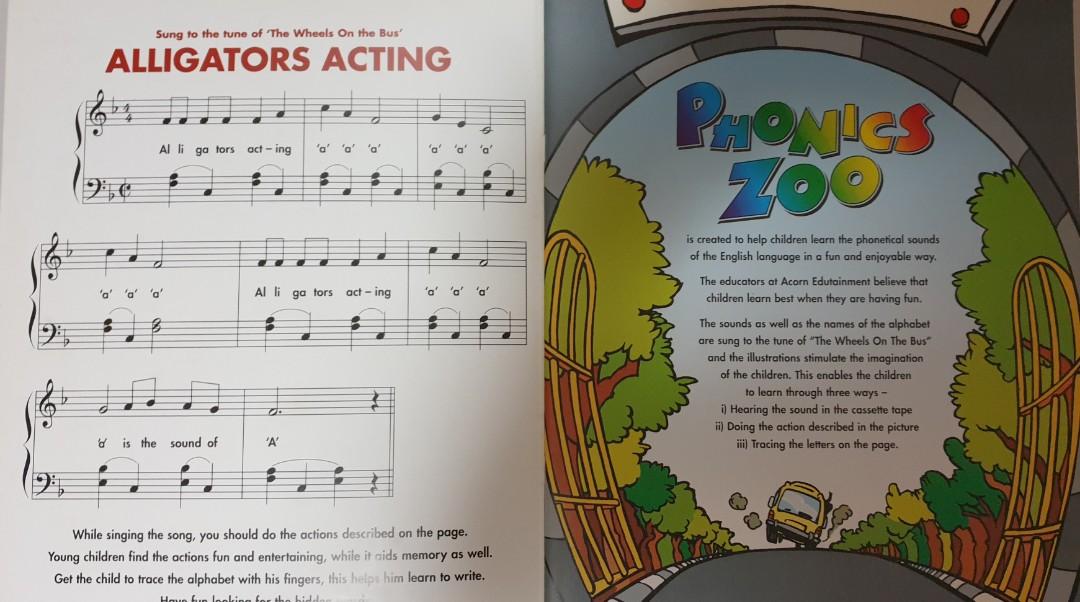 Learn Phonics PHONICS ZOO Series with CD, Hobbies & Toys, Books ...