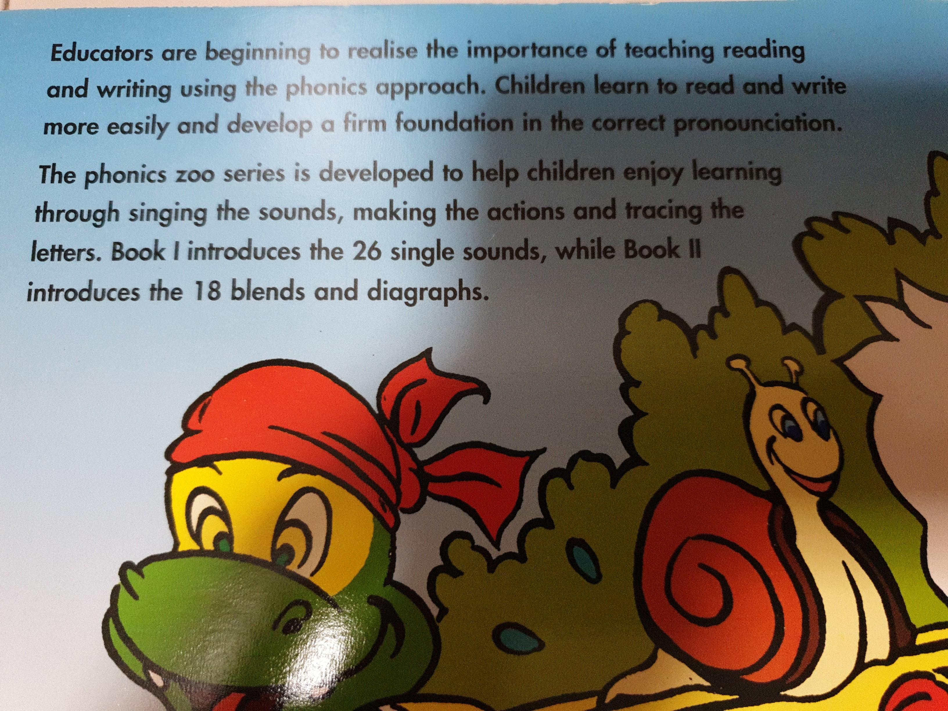 Learn Phonics PHONICS ZOO Series with CD, Hobbies & Toys, Books ...
