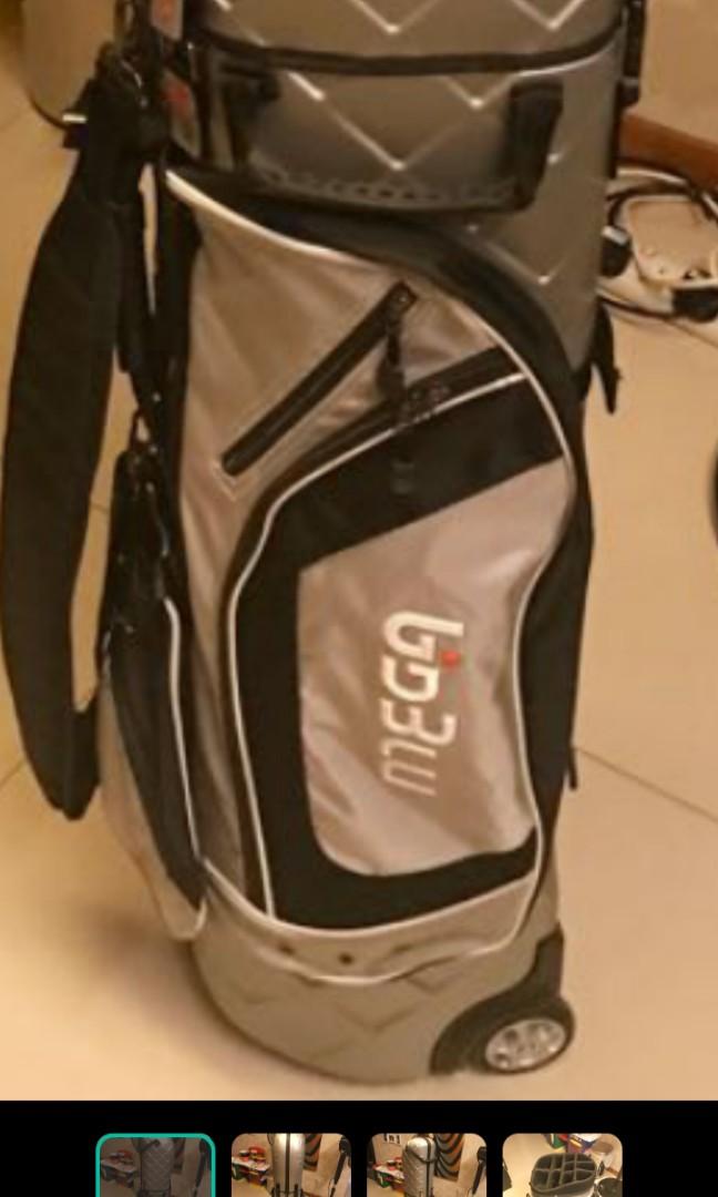 Mega golf bag with wheels for sale, Sports Equipment, Other Sports ...