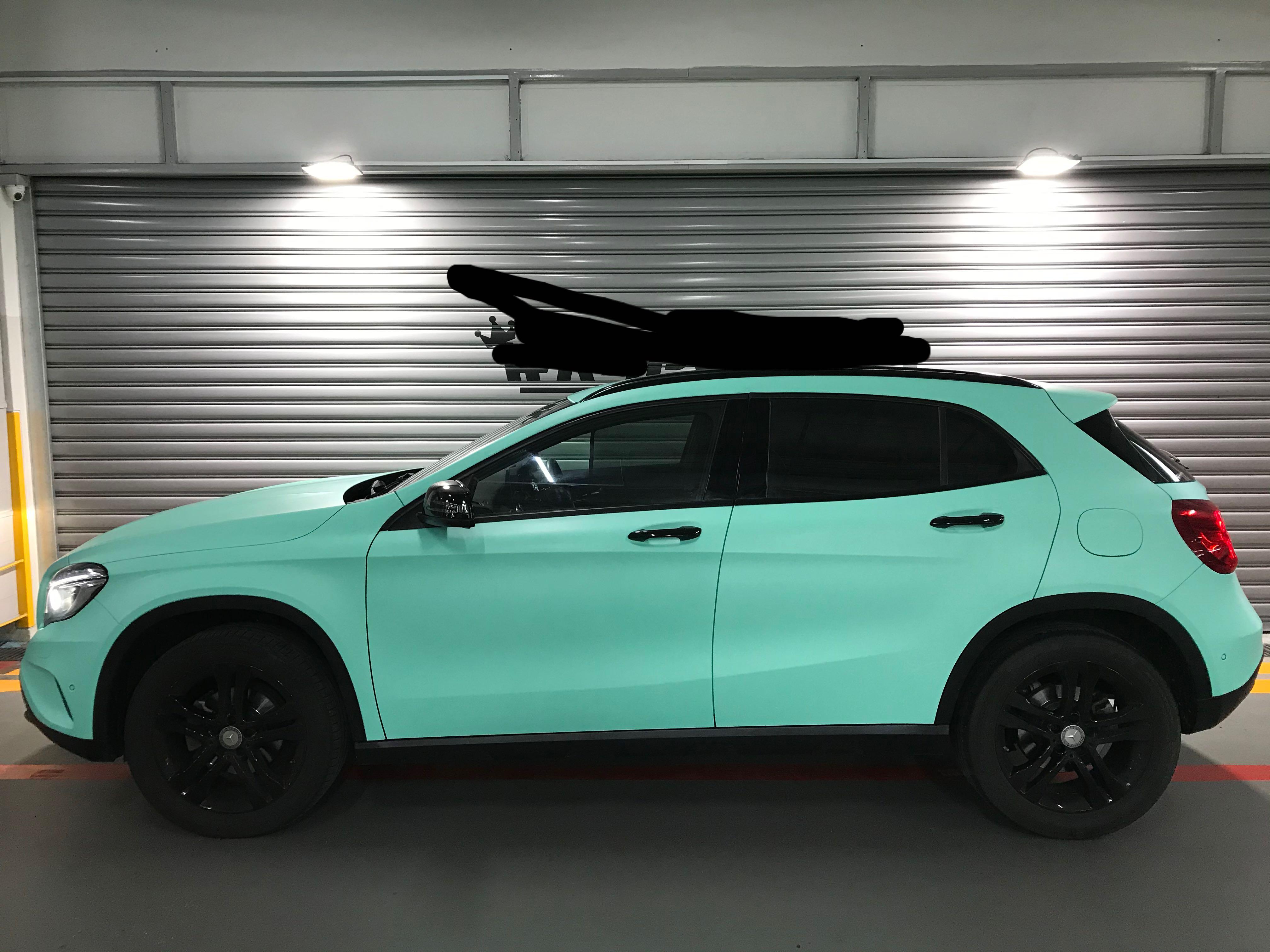 Mercedes GLA full wrap Tiffany blue, Car Accessories, Accessories on ...