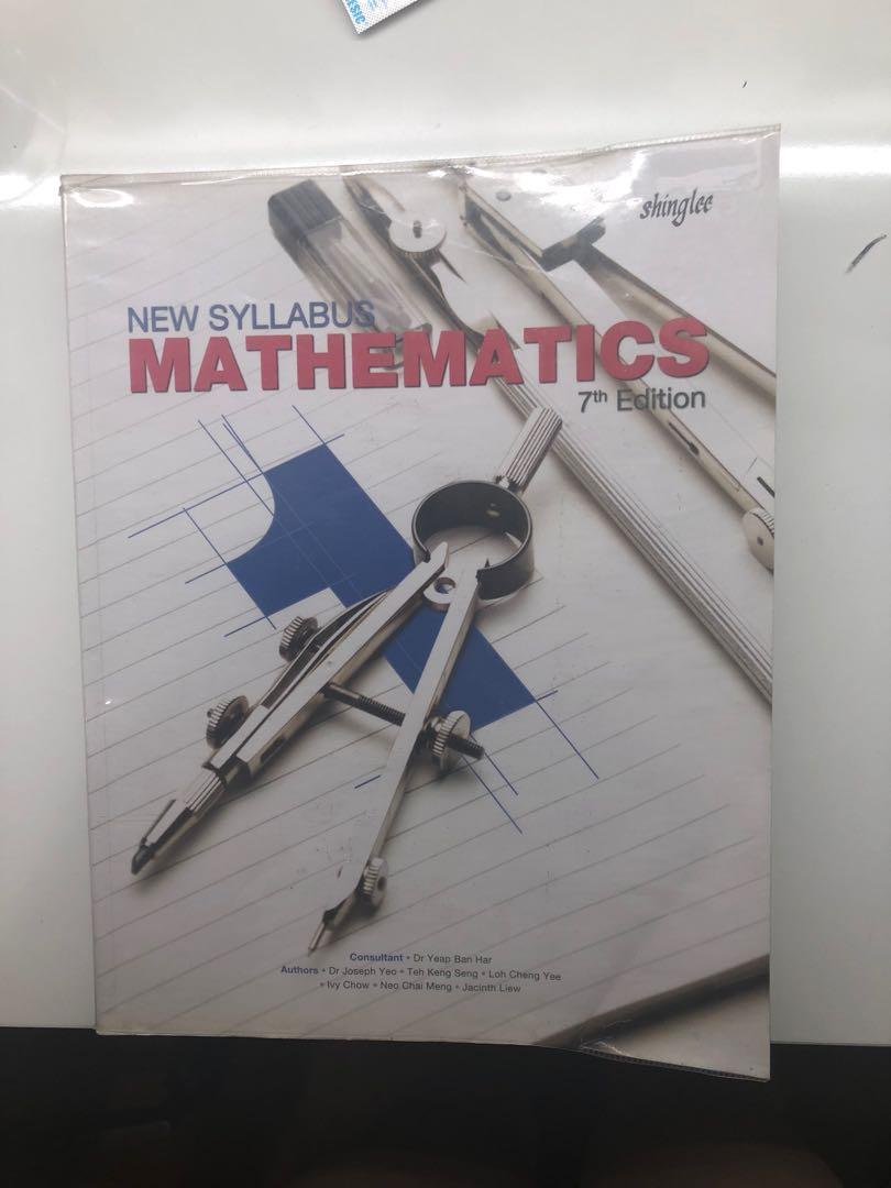 New Syllabus Mathematics 7th Edition shinglee sec 1, Hobbies & Toys ...