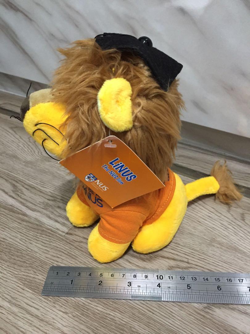 NUS plushies #Linus #mascot #alumni #soft toy, Hobbies & Toys, Toys ...