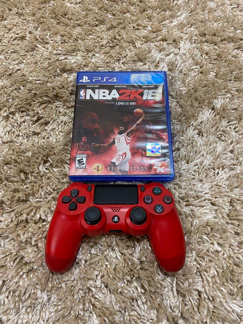 Original Playstation Dualshock 4 controller + NBA 2k16, Video Gaming ...
