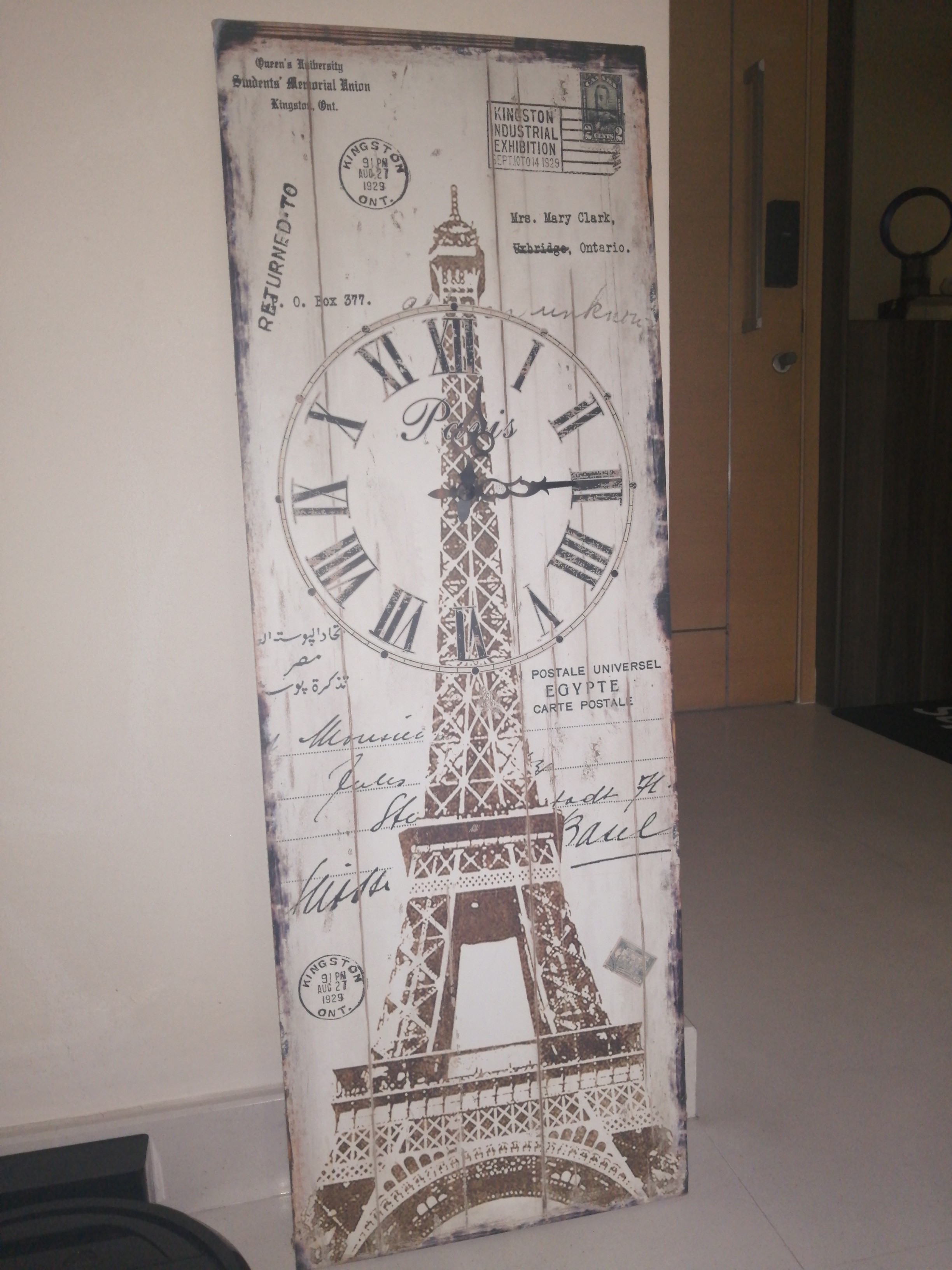 Paris clock, Furniture & Home Living, Home Decor, Clocks on Carousell