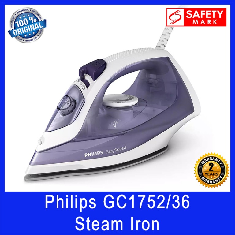 Philips GC1752/36 Steam Iron. Steam Boost up to 100 g. Ceramic ...
