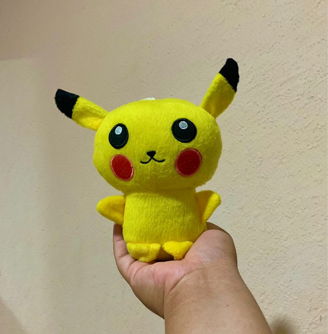 Pokemon Cute Blushing Pikachu Plush Toy, Hobbies & Toys, Toys & Games ...