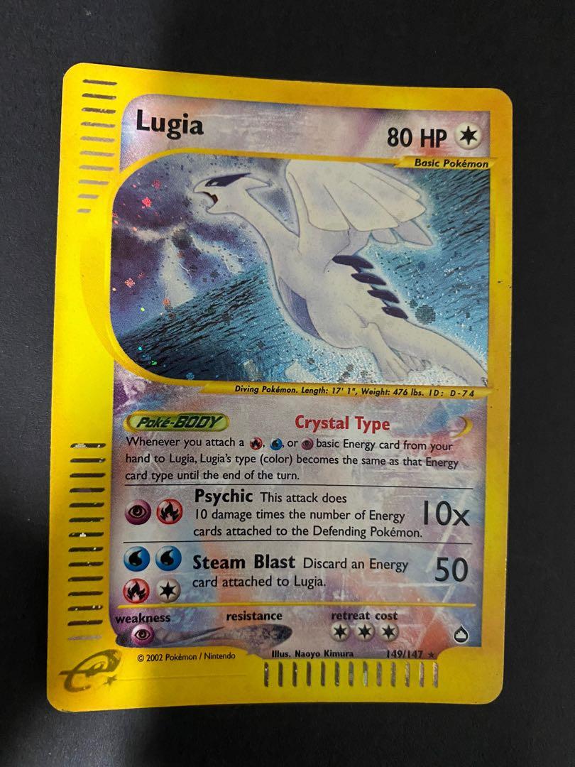 Pokemon Lugia TCG Aquapolis Crystal , Hobbies & Toys, Toys & Games on ...