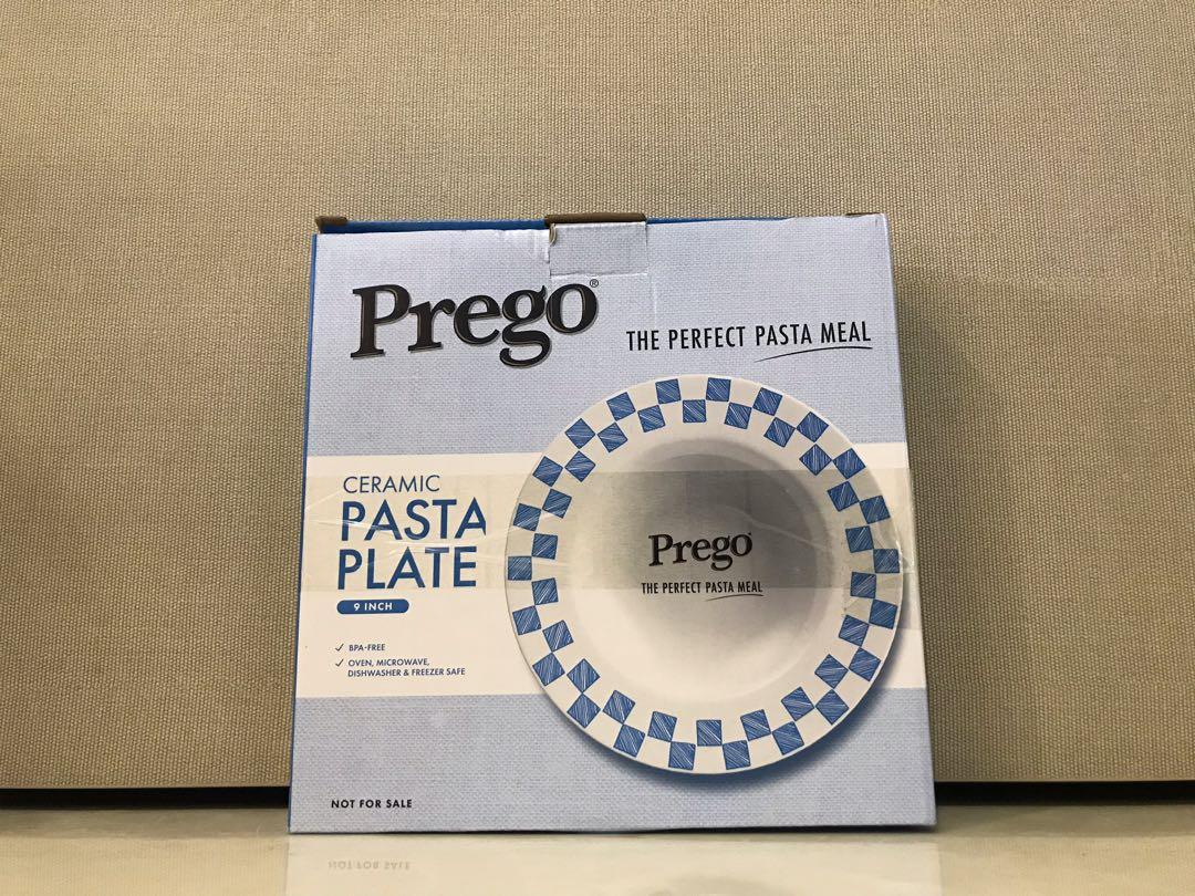 Prego Ceramic Pasta Plate (9 Inch), Furniture & Home Living ...