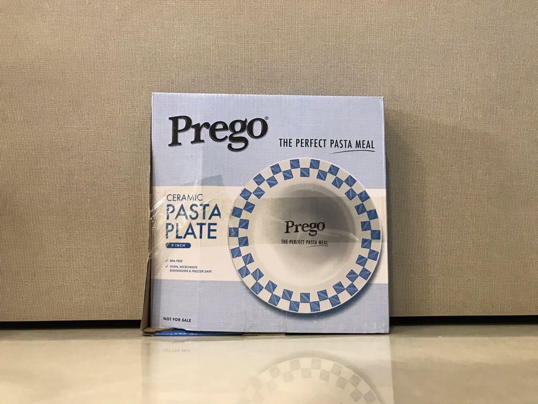 Prego Ceramic Pasta Plate (9 Inch), Furniture & Home Living ...