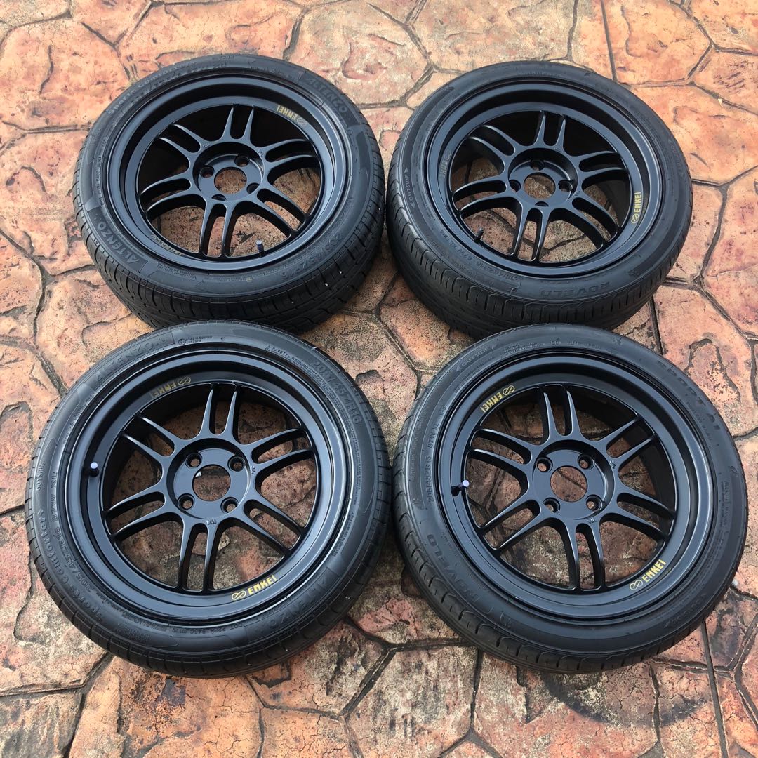 Rim Enkei RPF1 16 PCD100, Auto Accessories on Carousell