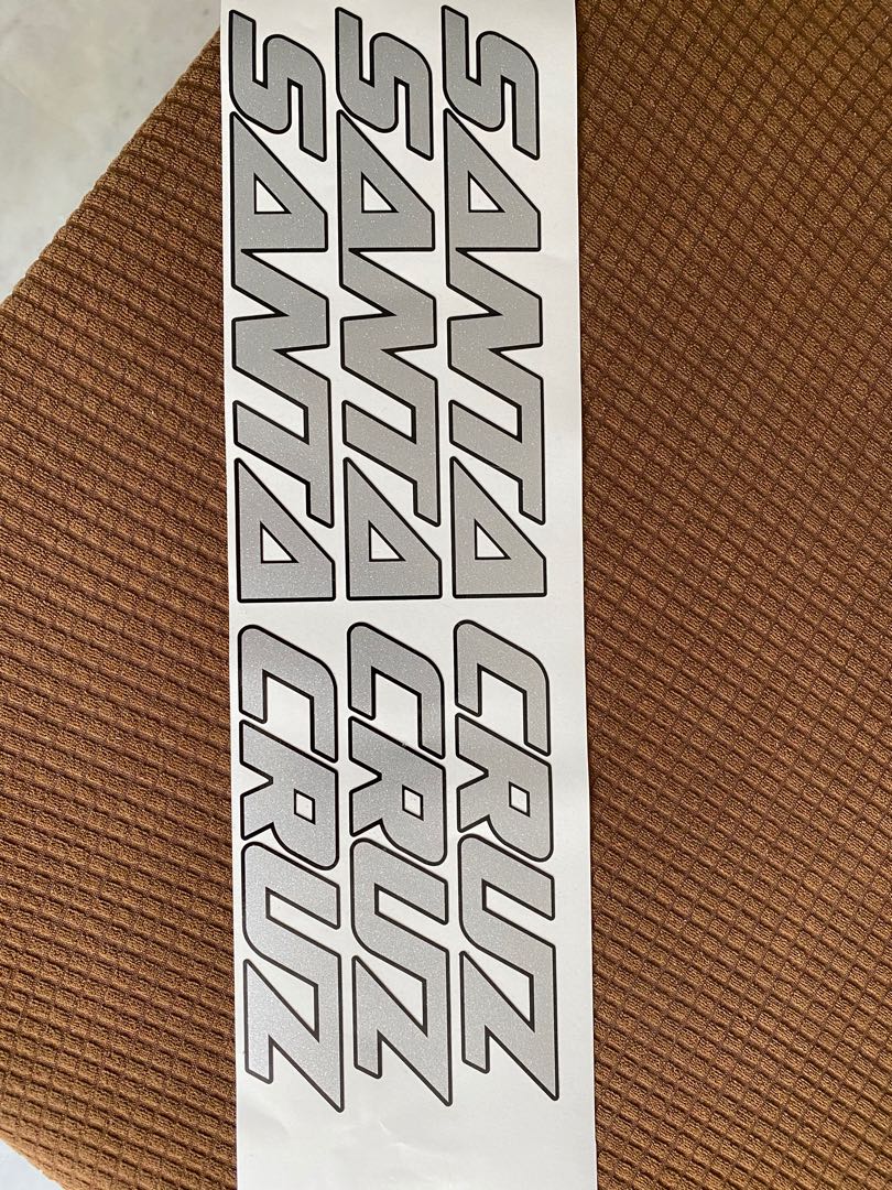 Santa Cruz custom decals, Bicycles & PMDs, Bicycles, Mountain Bikes on ...