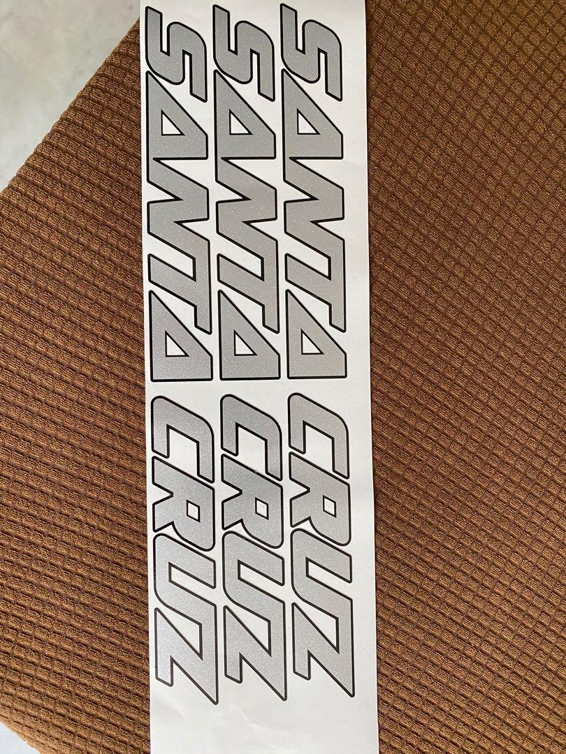 Santa Cruz custom decals, Bicycles & PMDs, Bicycles, Mountain Bikes on ...