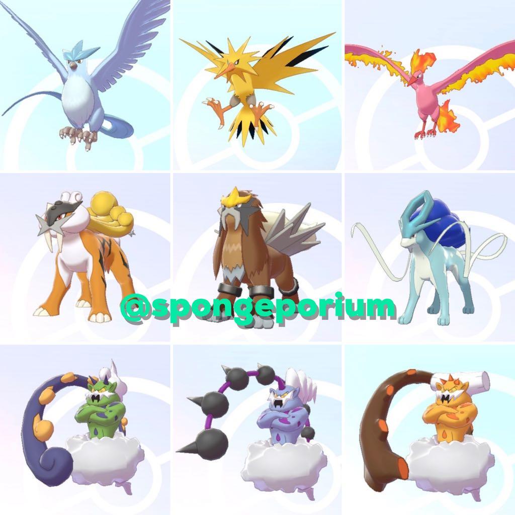 Shiny Legendary & Mythical Pokemon (Sword & Shield), Toys & Games ...