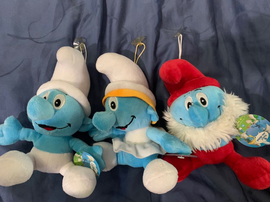 Soft Toys: 8 inches tall Smurf Set, Hobbies & Toys, Toys & Games on ...