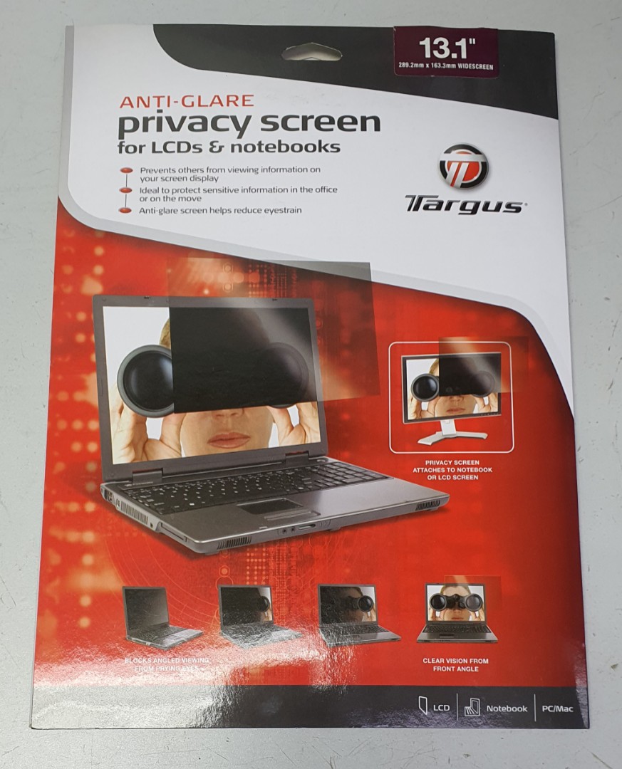Targus Anti-Glare Privacy Screen, Computers & Tech, Parts & Accessories ...