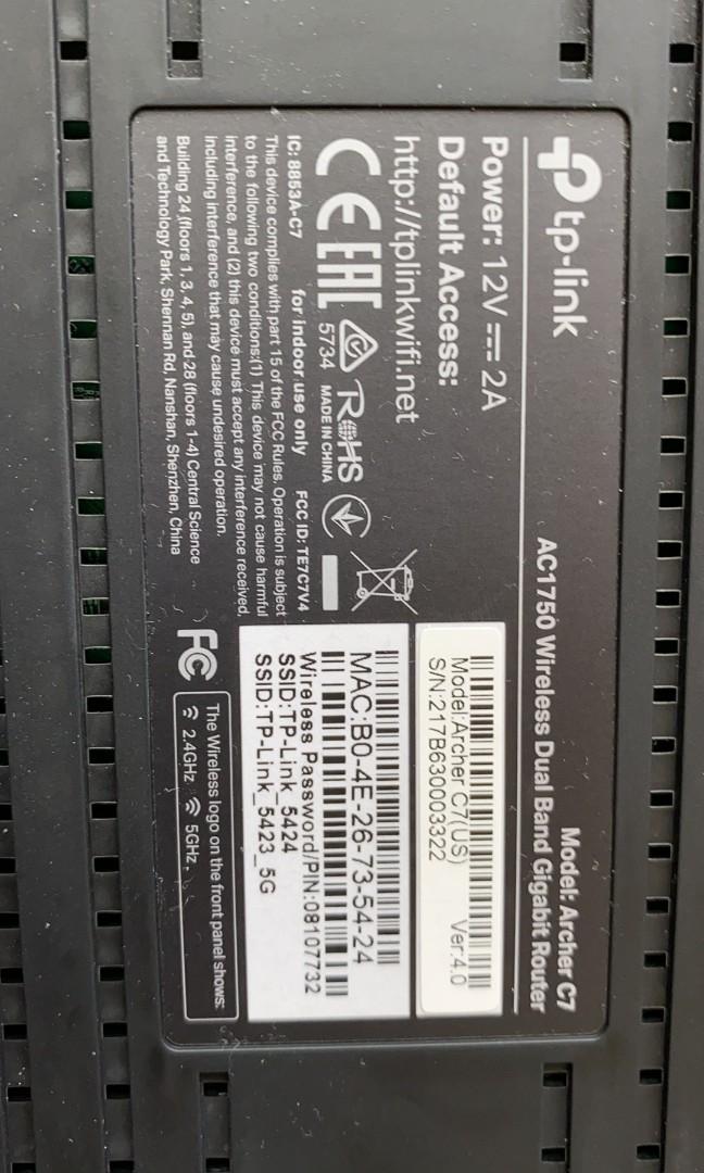 Tp link router ac 1750, 電腦＆科技, 電腦周邊及配件, Wifi及上網相關產品 - Carousell