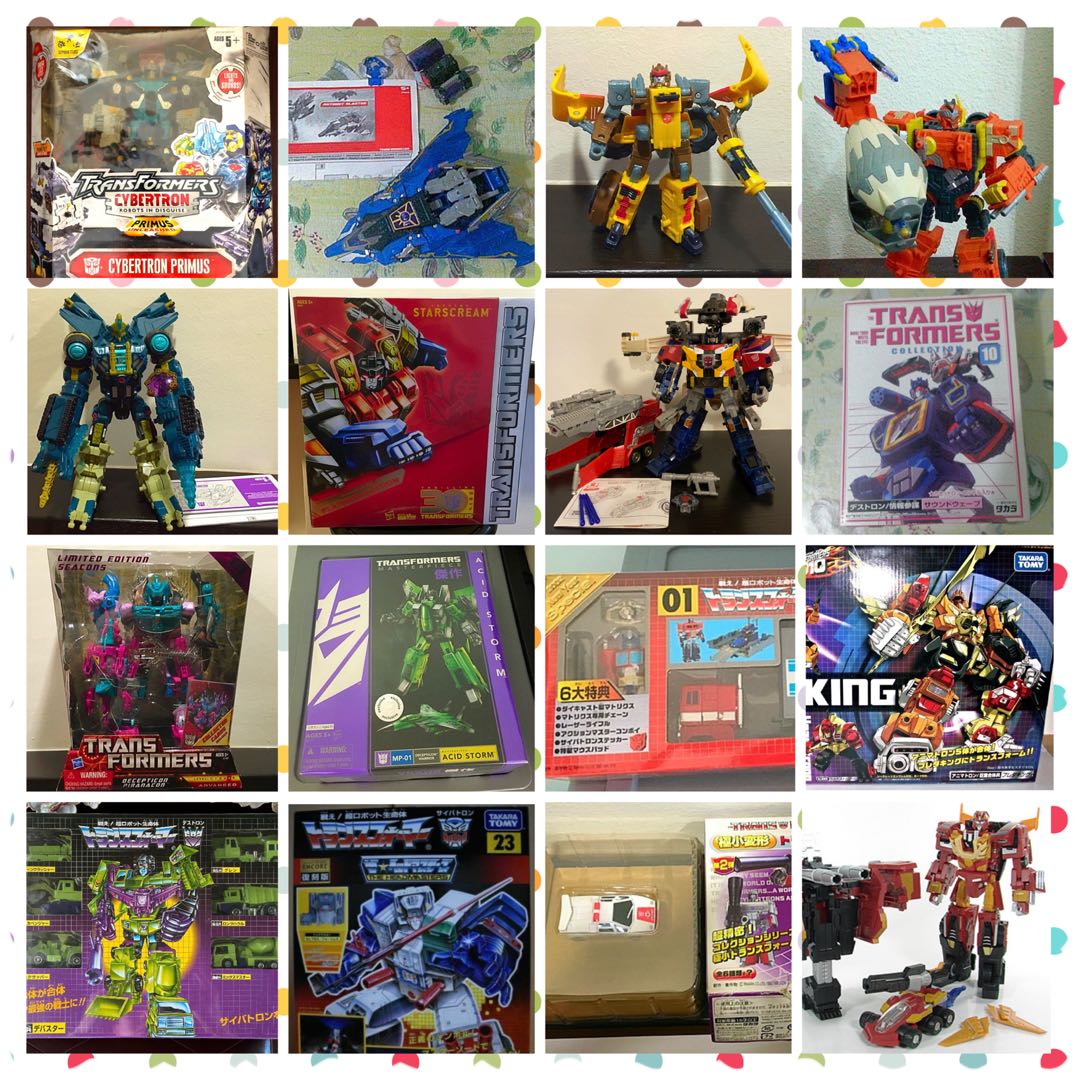 Transformers Cybertron Galaxy Force Primus Sonic Convoy Optimus Prime ...