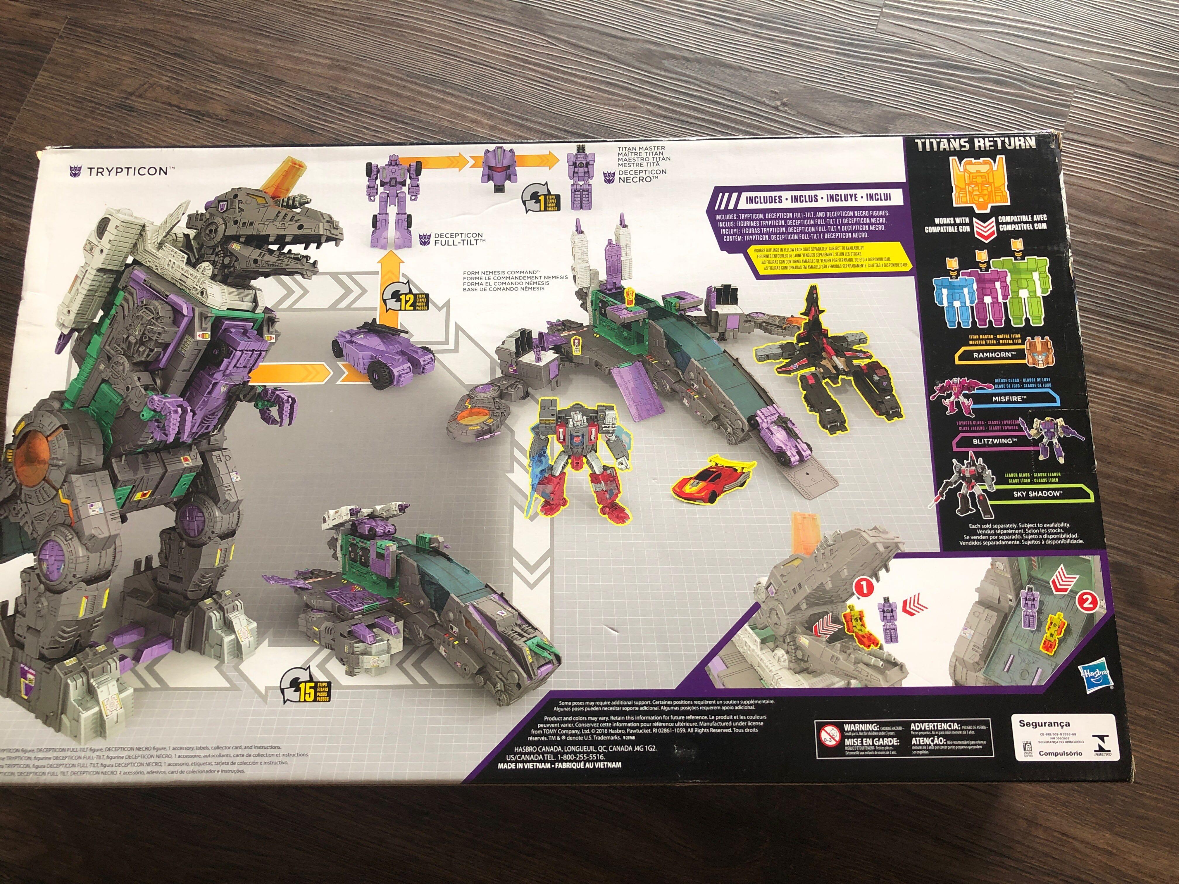 Transformers Generations Titan Returns Titan Class Trypticon, Hobbies ...
