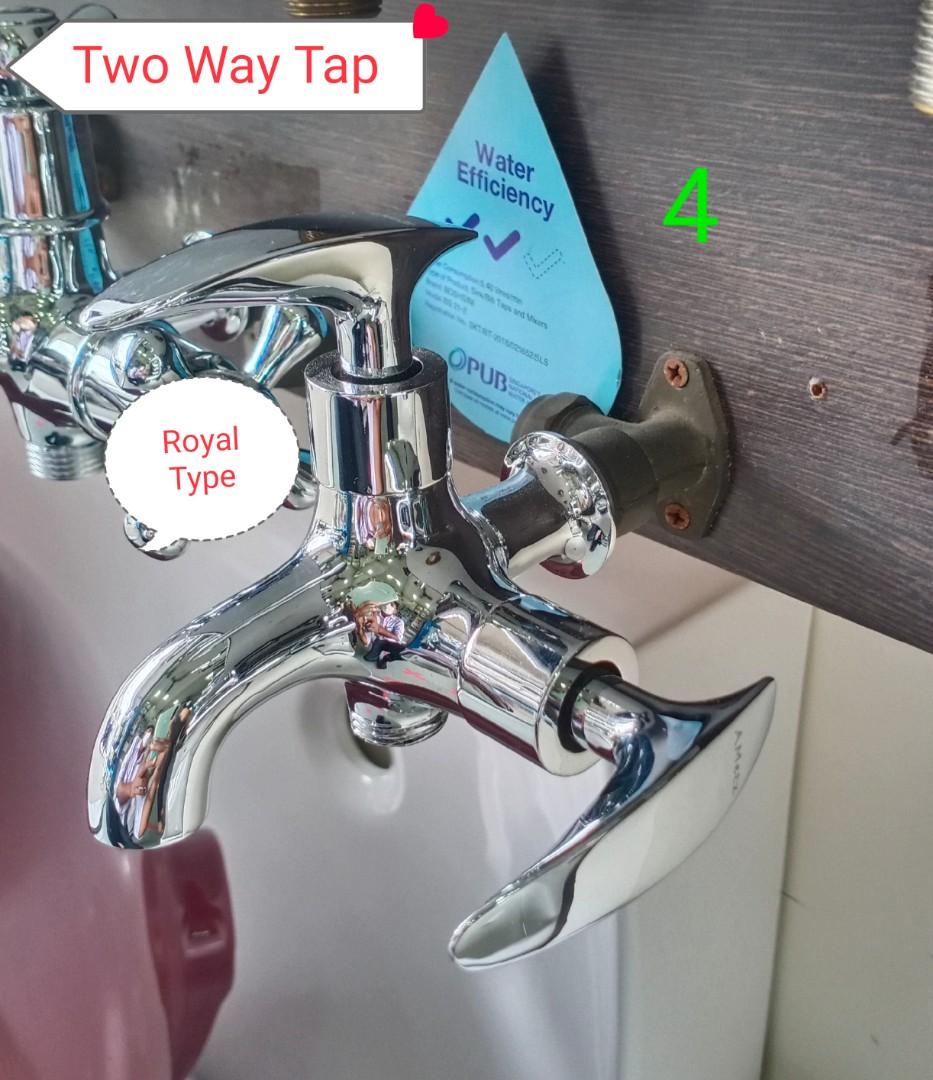Two Way Taps for Instant Water Heater or Hand Shower, Furniture & Home ...