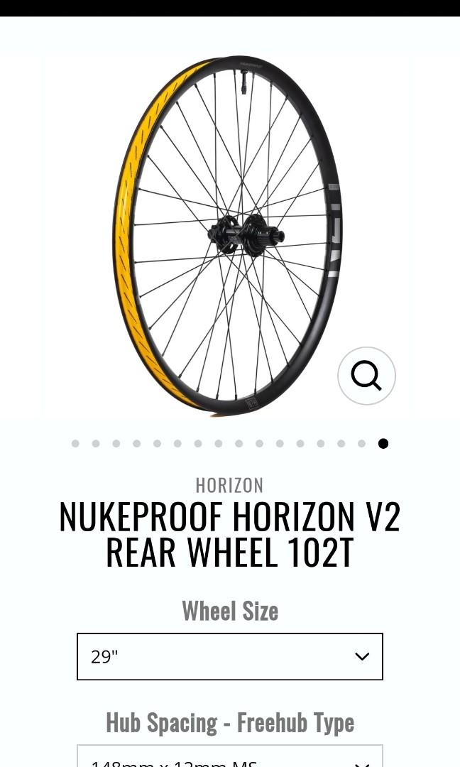 29" Boost Nukeproof Horizon V2 Wheelset 29er Microspline, Sports ...