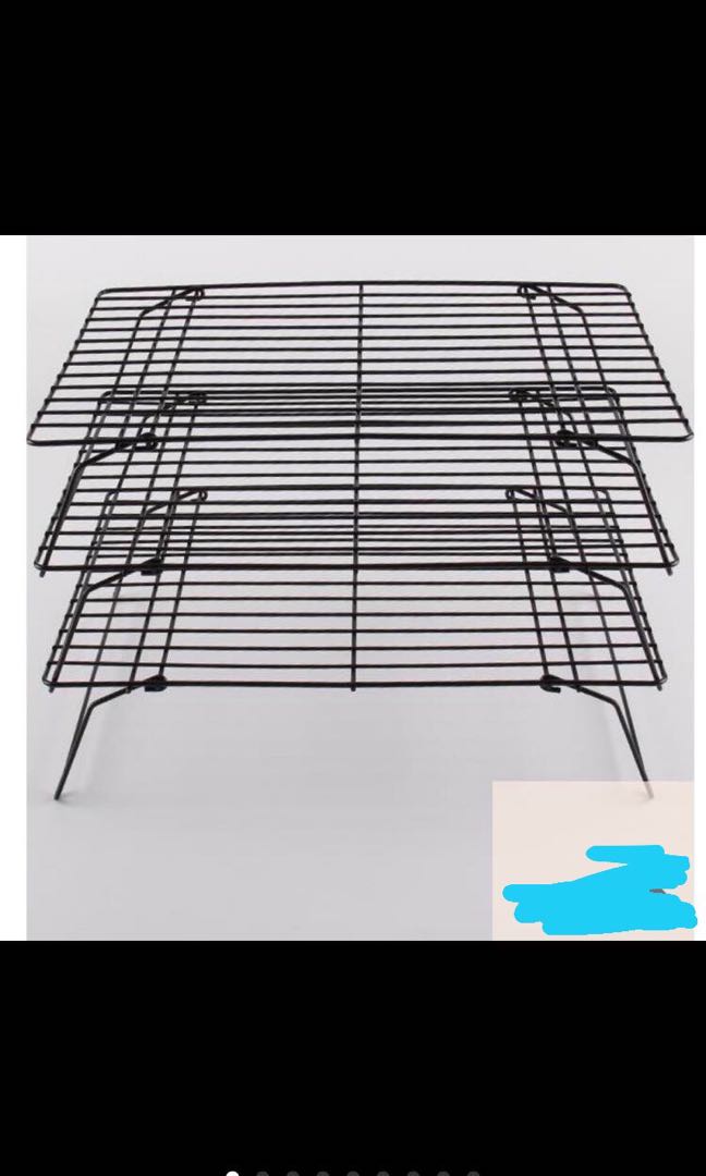 3 Layer Stackable Cooling Racks, Furniture & Home Living, Home ...